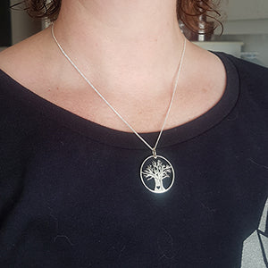 African Tree of Life Pendant on Chain – Starbright Jewellery